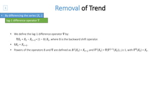 Time series Modelling Basics | PPTX