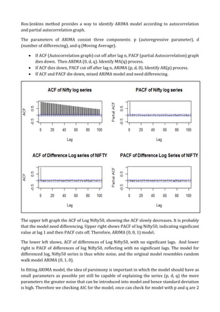 Time series modelling arima-arch | PDF