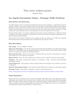 Time series project | PDF