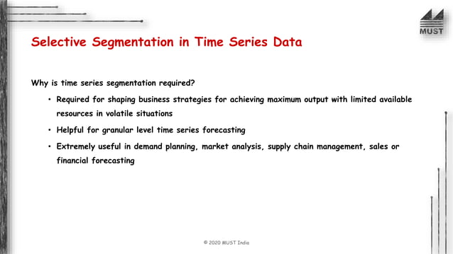 Time series Segmentation & Anomaly Detection | PPTX
