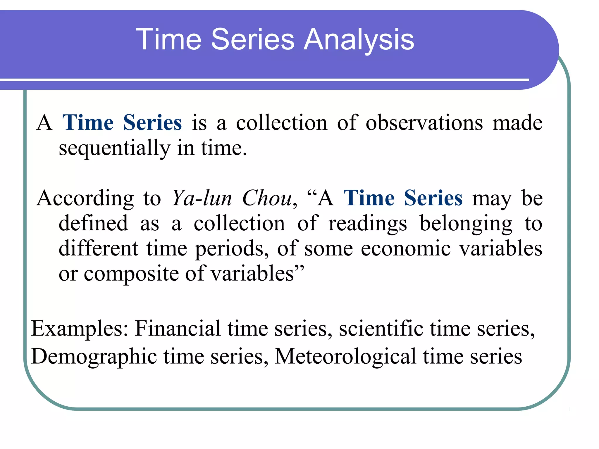 Time series slideshare | PPT