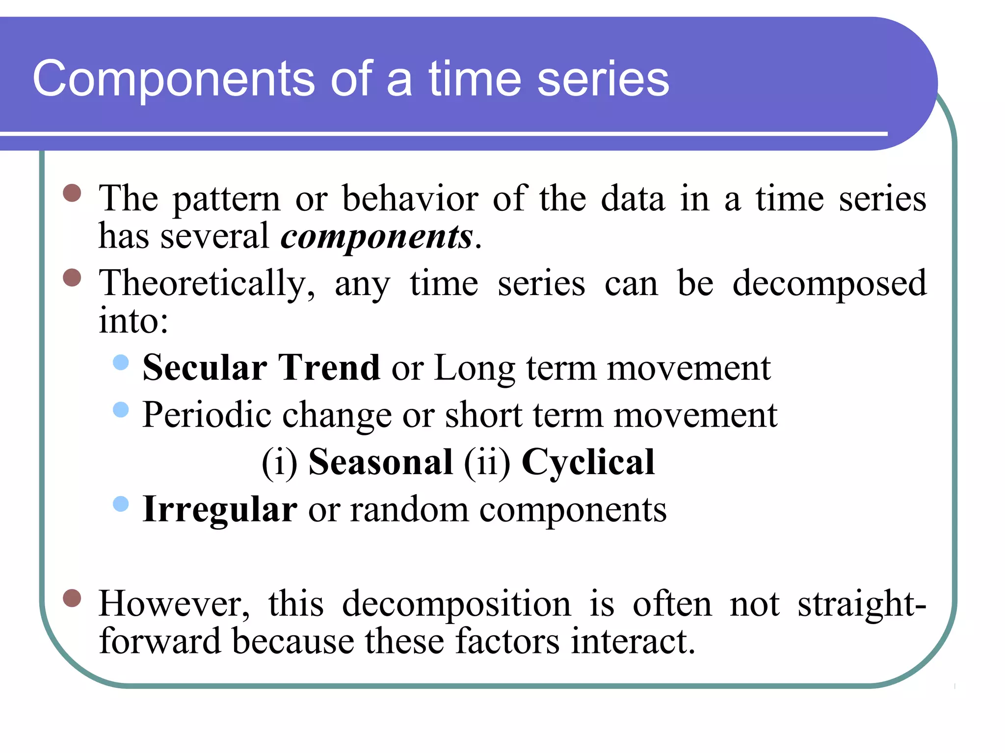 Time series slideshare | PPT