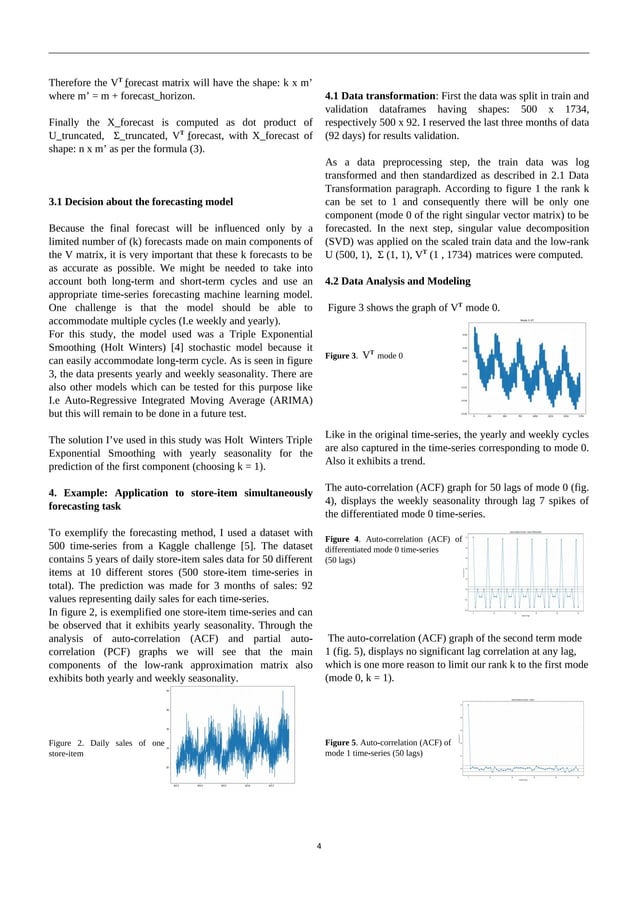 Multi Step Ahead Simultaneously Forecasting For Multiple Time Series Using Truncated Singular