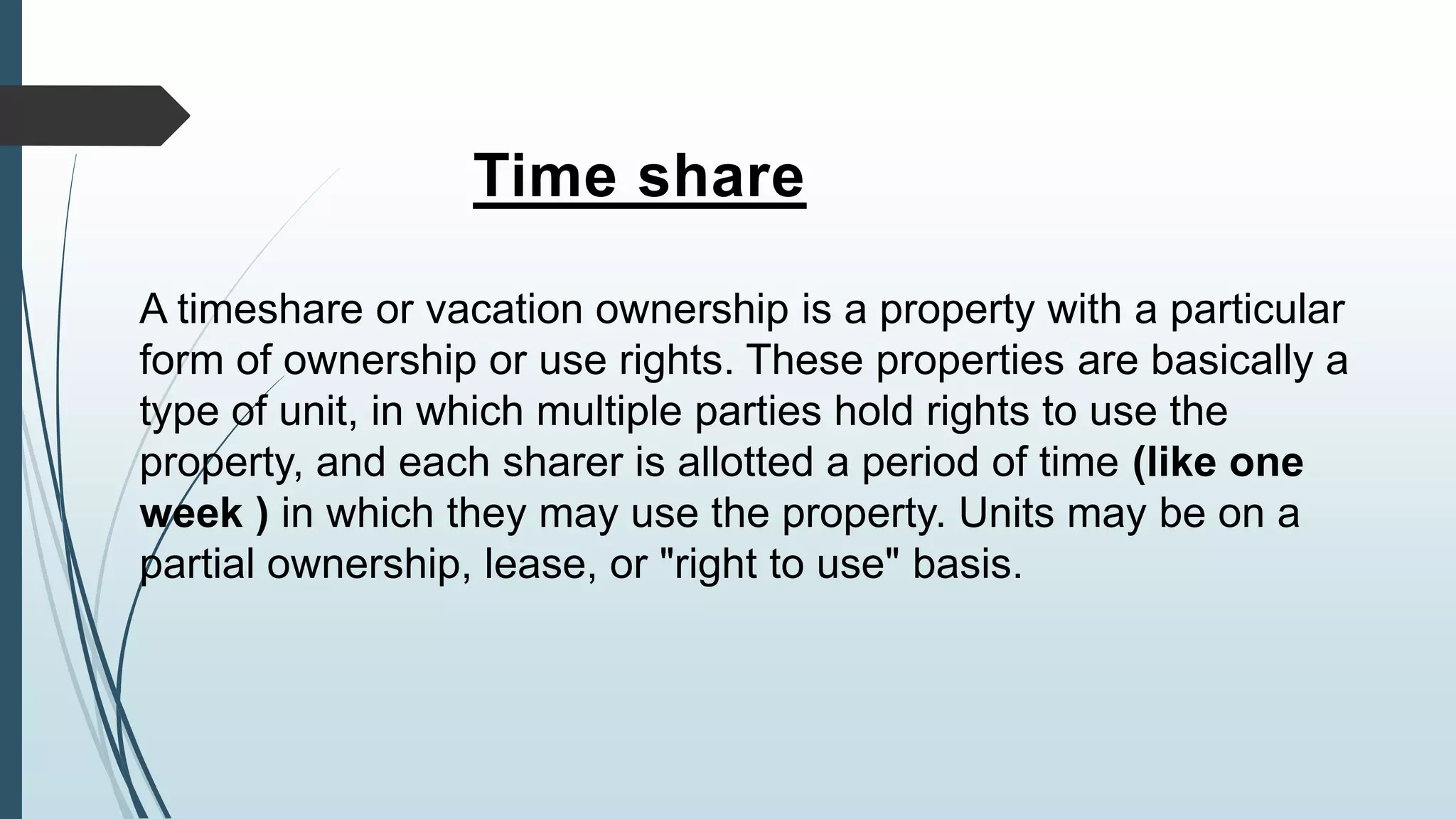 Timeshare | PPTX