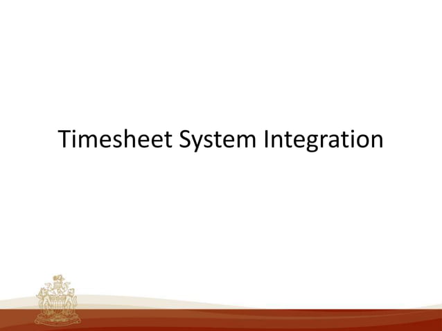 Timesheet Approval Process | PPT