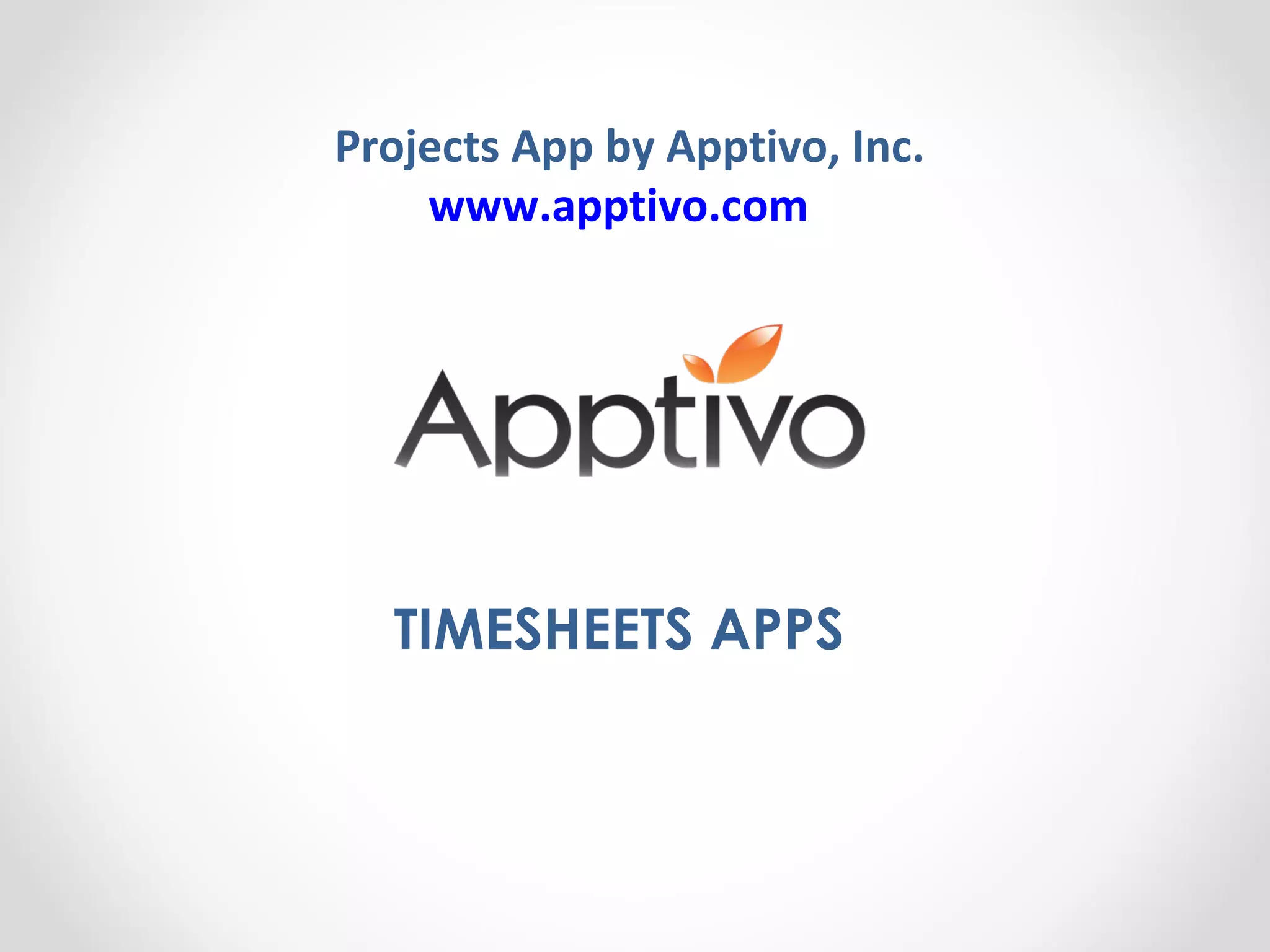 Time sheet app | PPT