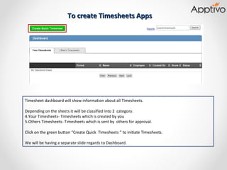 Time sheet app | PPT