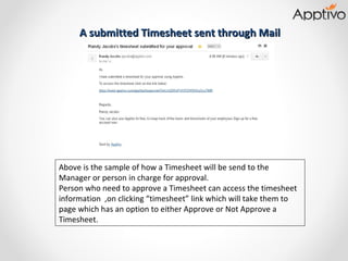 Time sheet app | PPT