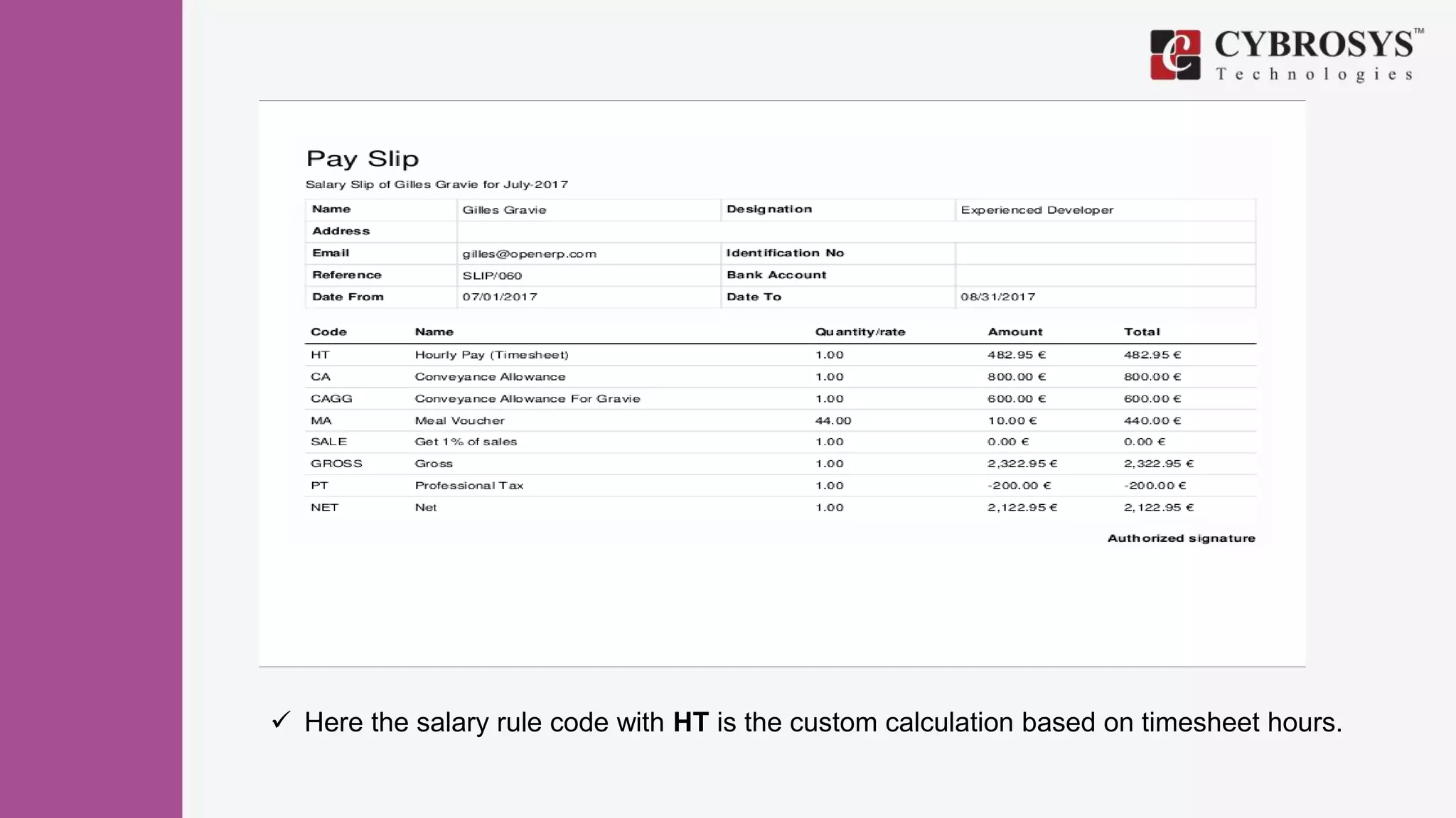 Timesheet based payroll | PPTX