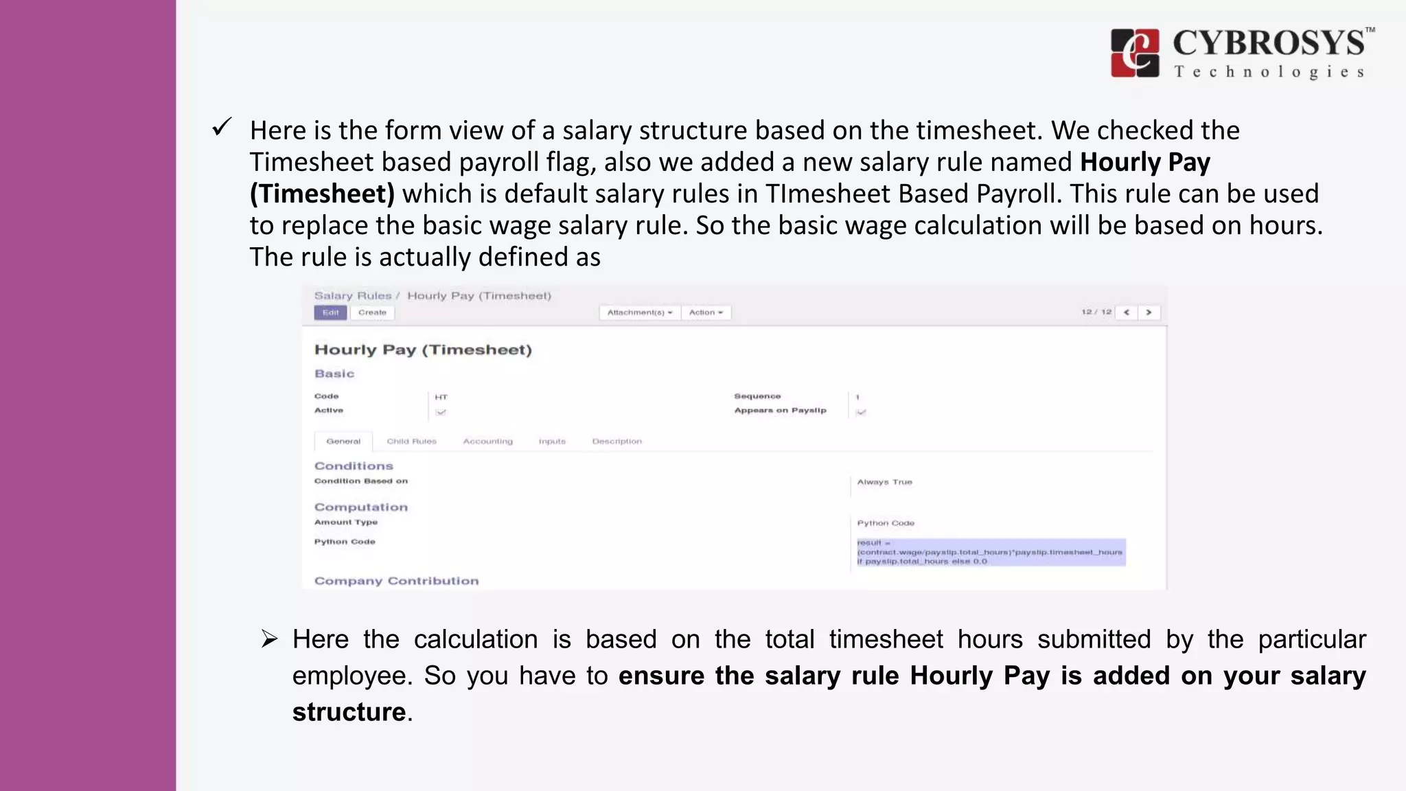 Timesheet based payroll | PPTX