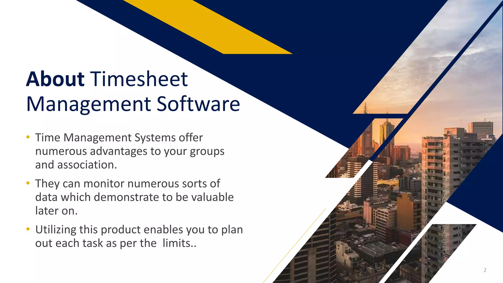 Timesheet management software | PPT