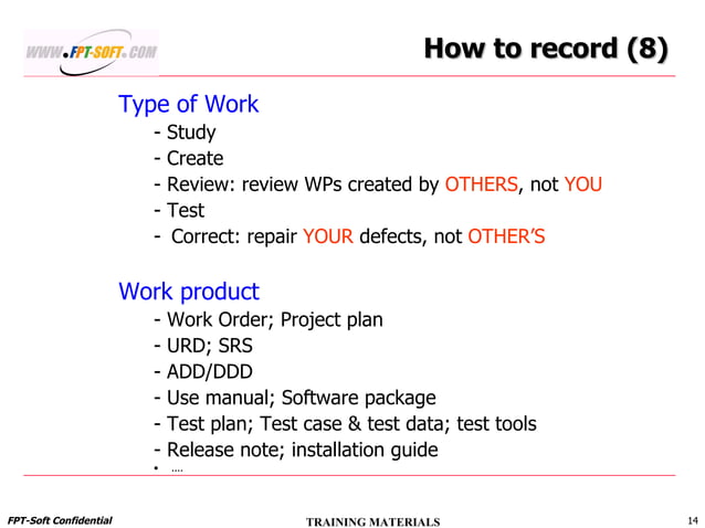 Timesheet trainingfor Project Leader FSOFT | PPT
