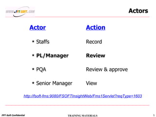 Timesheet trainingfor Project Leader FSOFT | PPT