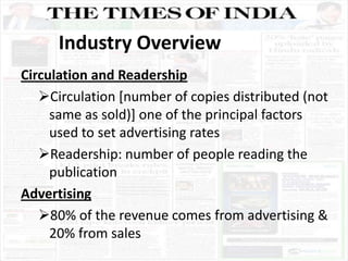 Distribution Channel of The Times of India | PPTX