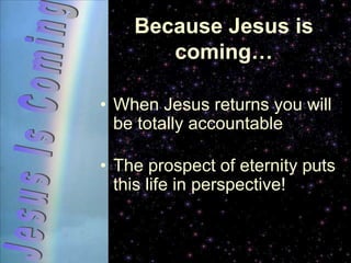 Times of refreshing 2 – Jesus is coming | PPTX