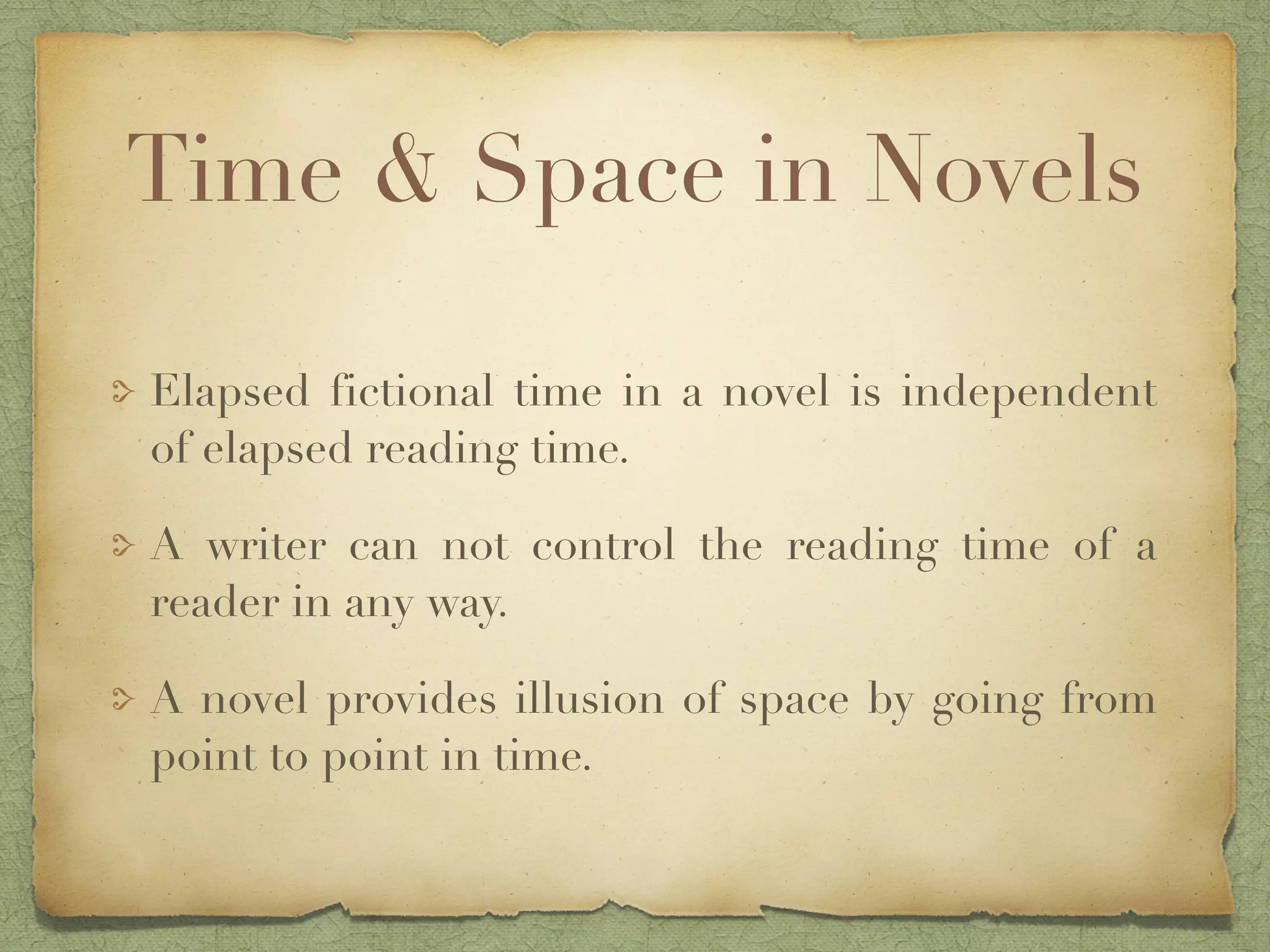Time & Space in Films & Novels | PDF