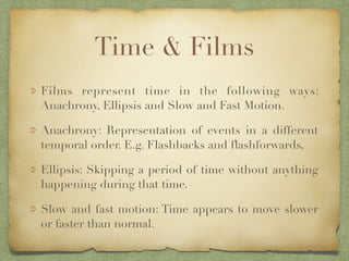 Time & Space in Films & Novels | PDF