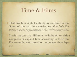 Time & Space in Films & Novels | PDF