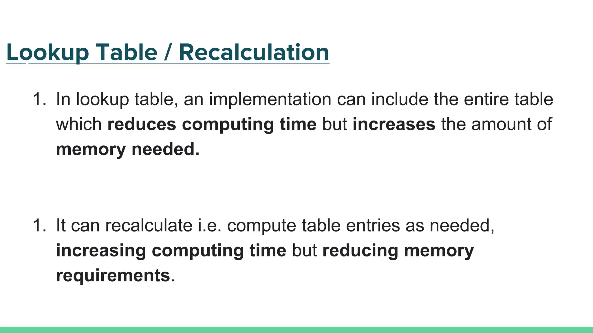 Time Space Trade Off Pptx Programming Languages Computing