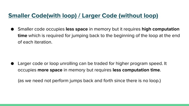 Time Space Trade Off Ppt