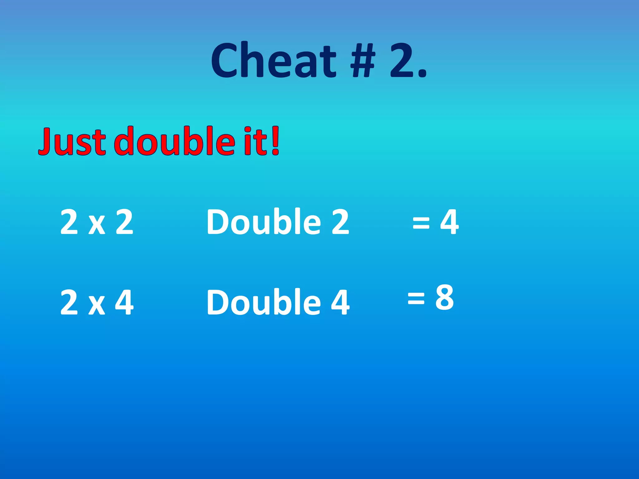 Times table cheats practice | PPT