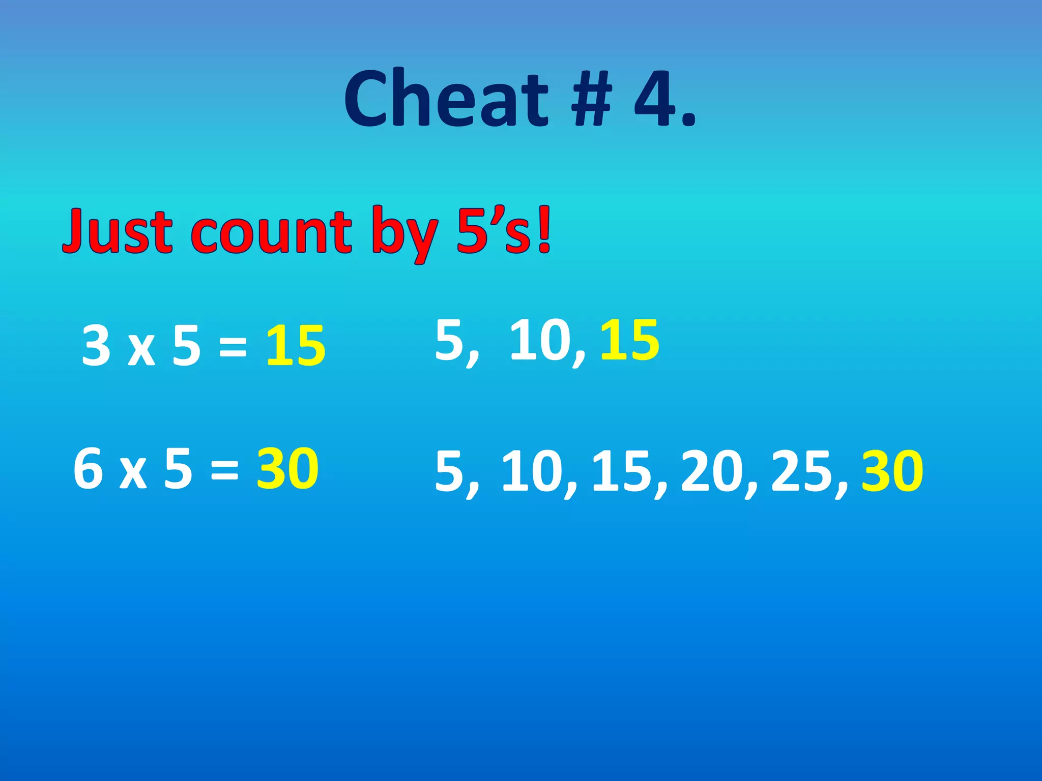 Times table cheats practice | PPT