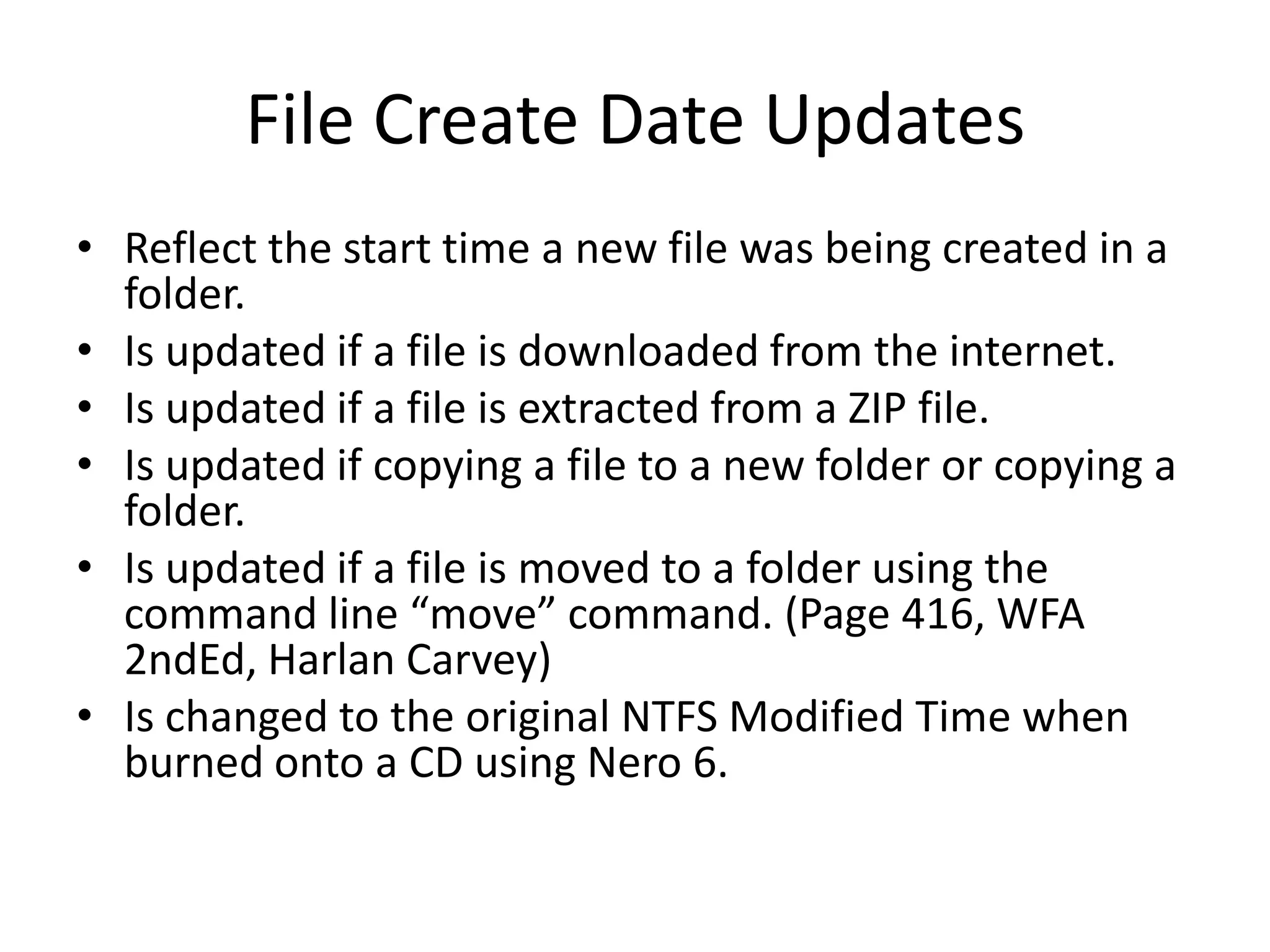 Time Stamp Analysis of Windows Systems | PPTX