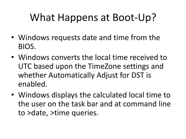 Time Stamp Analysis of Windows Systems | PPTX