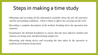Time study | PPTX