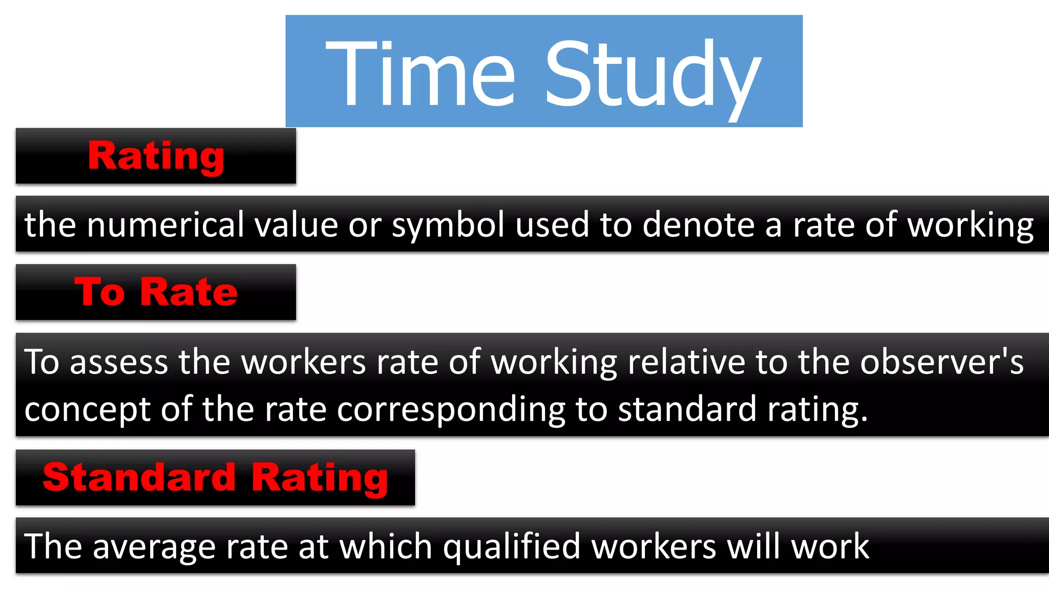 Time study | PPTX