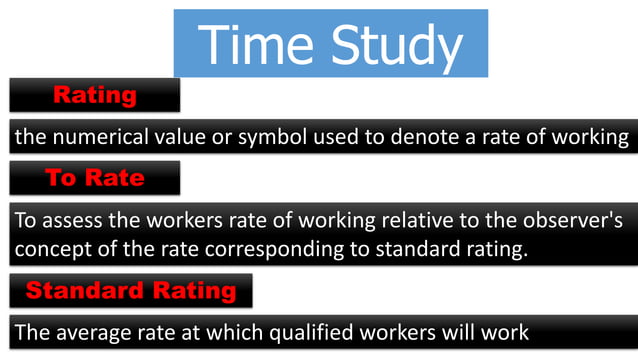 Time study | PPTX
