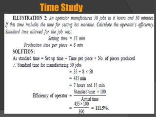 Time study.ppt automated production line | PPT