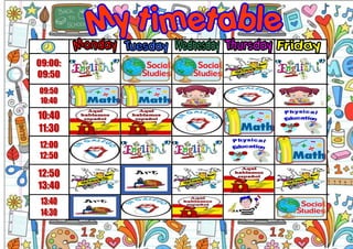 Timetable1 a | PDF