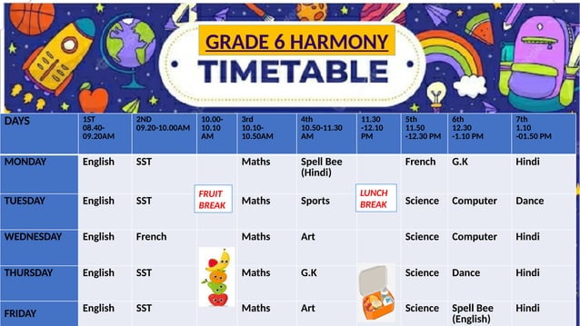 TIMETABLE SAMPLE OF ALL CLASSES 3-10.pptx