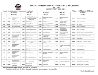 Time table dec 2010 be171110034427 | PDF