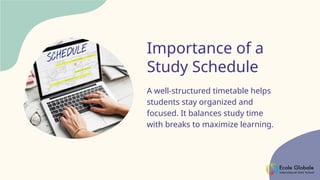 Time Table for Study at Home A Guide for Parents and Students.pptx ...