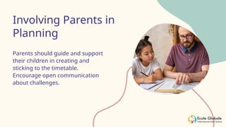 Time Table for Study at Home A Guide for Parents and Students.pptx ...