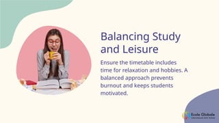 Time Table for Study at Home A Guide for Parents and Students.pptx ...