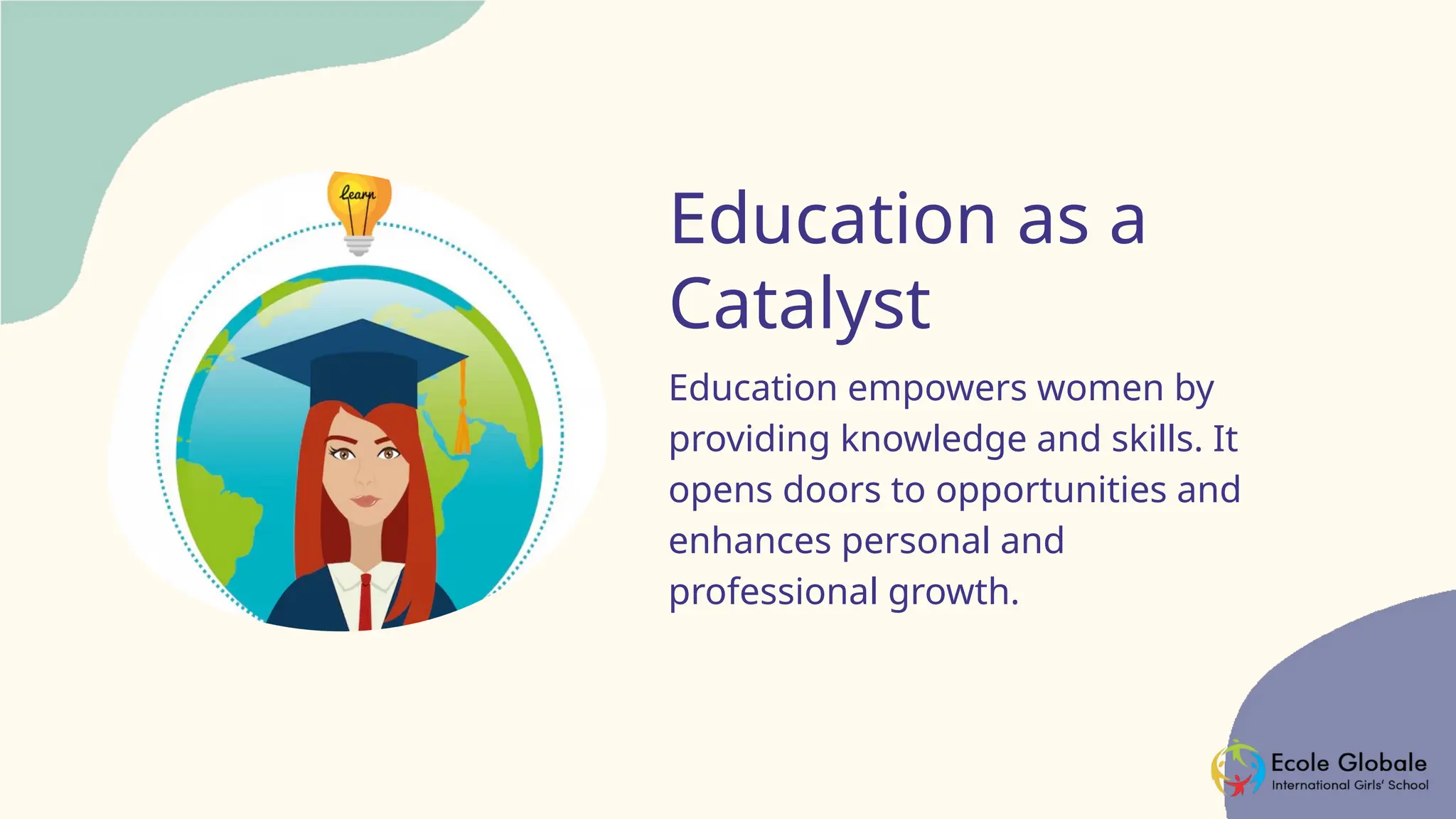 Empowerment of Women Through Education ppt | PPTX