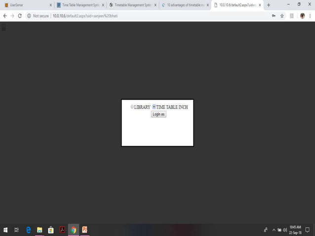 Time table management system | PPTX | Computing | Technology & Computing