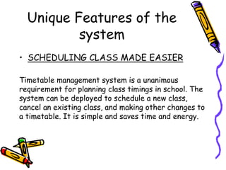 Time table management system | PPTX