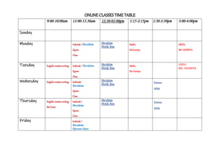 TIME TABLE NEW.docx