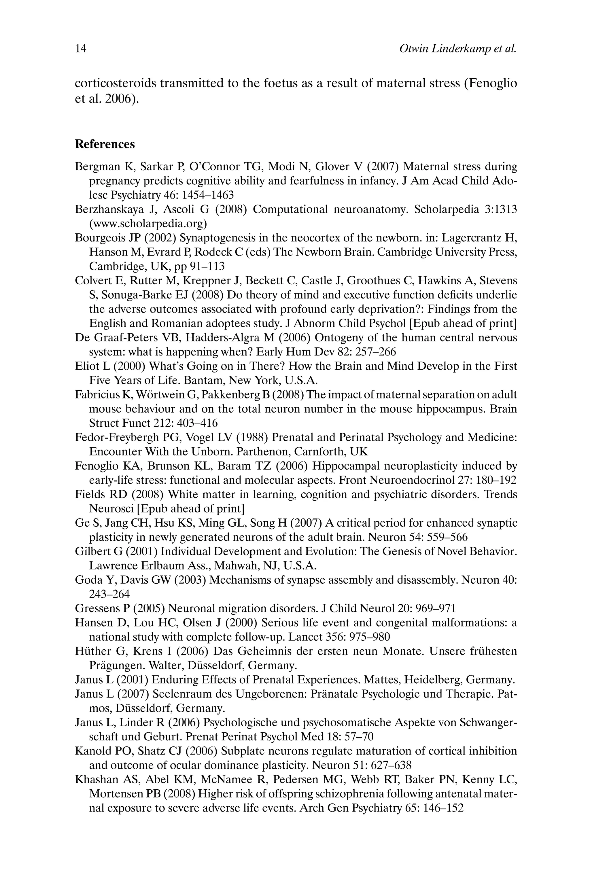 Time table of normal foetal brain development | PDF