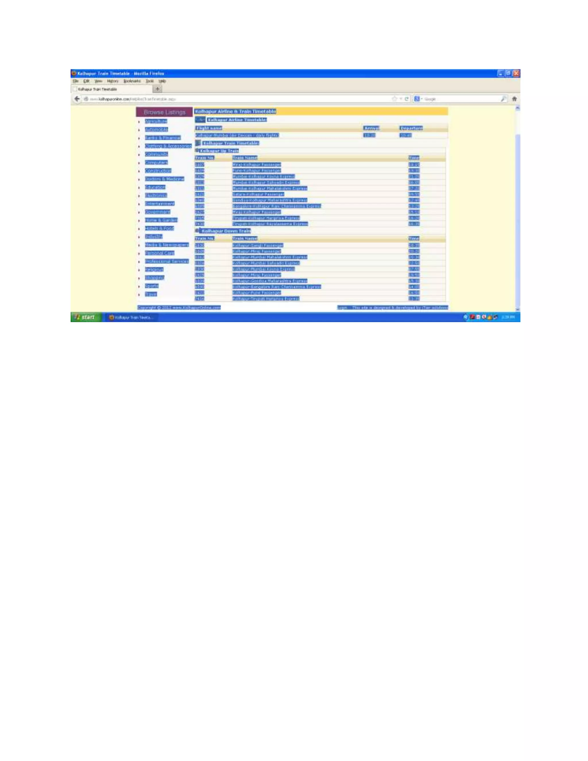 Time table railway | DOCX | Rail Travel | Travel Type