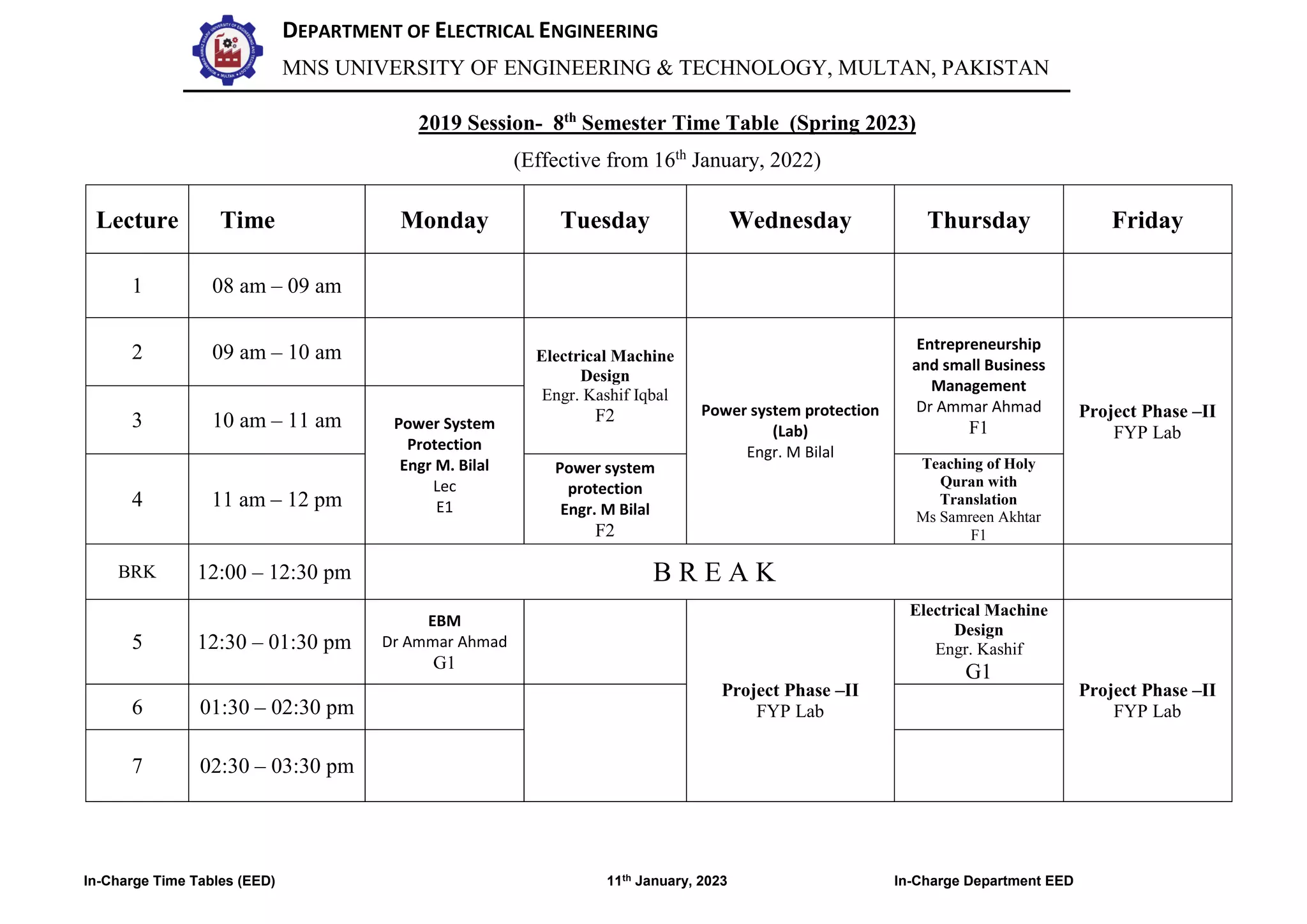 Time Tables Electrical-spring 2023.pdf