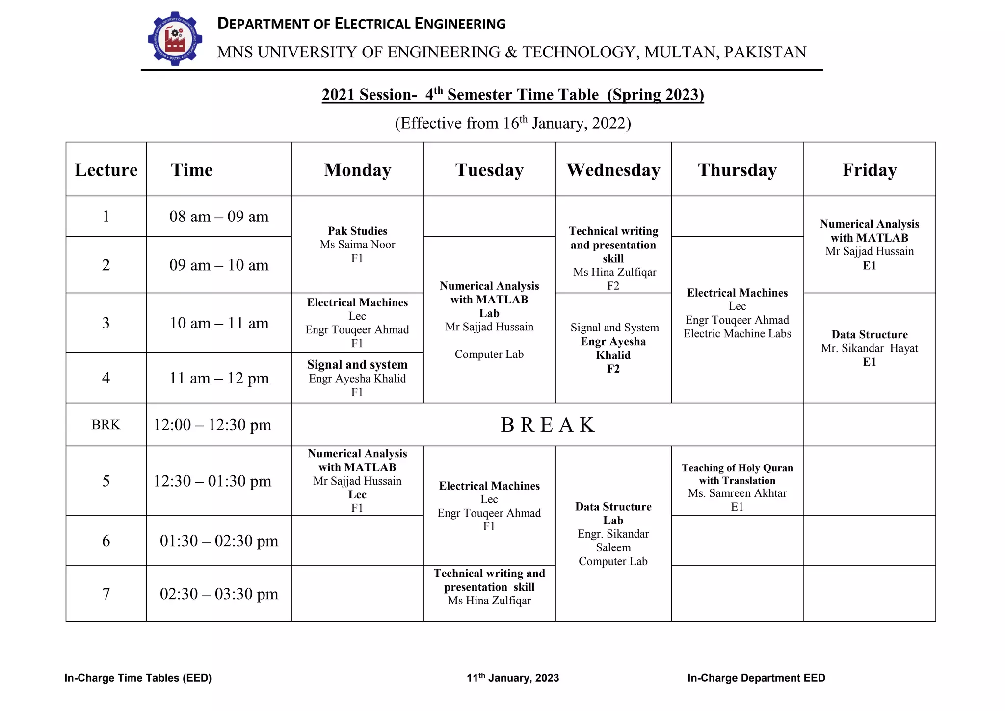 Time Tables Electrical-spring 2023.pdf