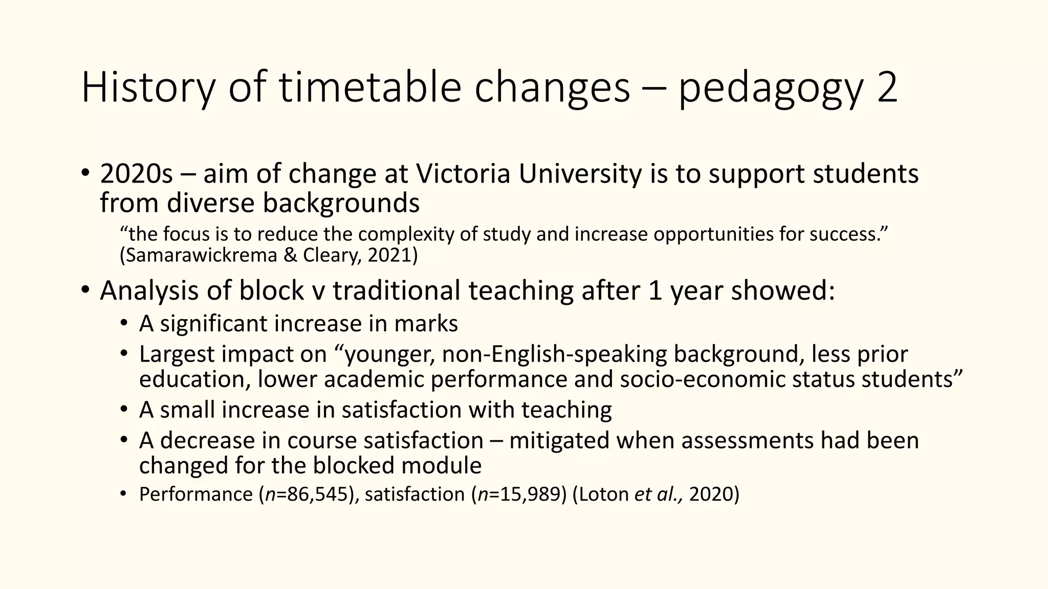 The Shape of the Timetable | PPTX