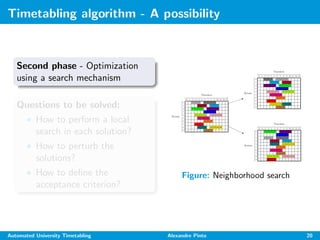 Automated University Timetabling | PPT