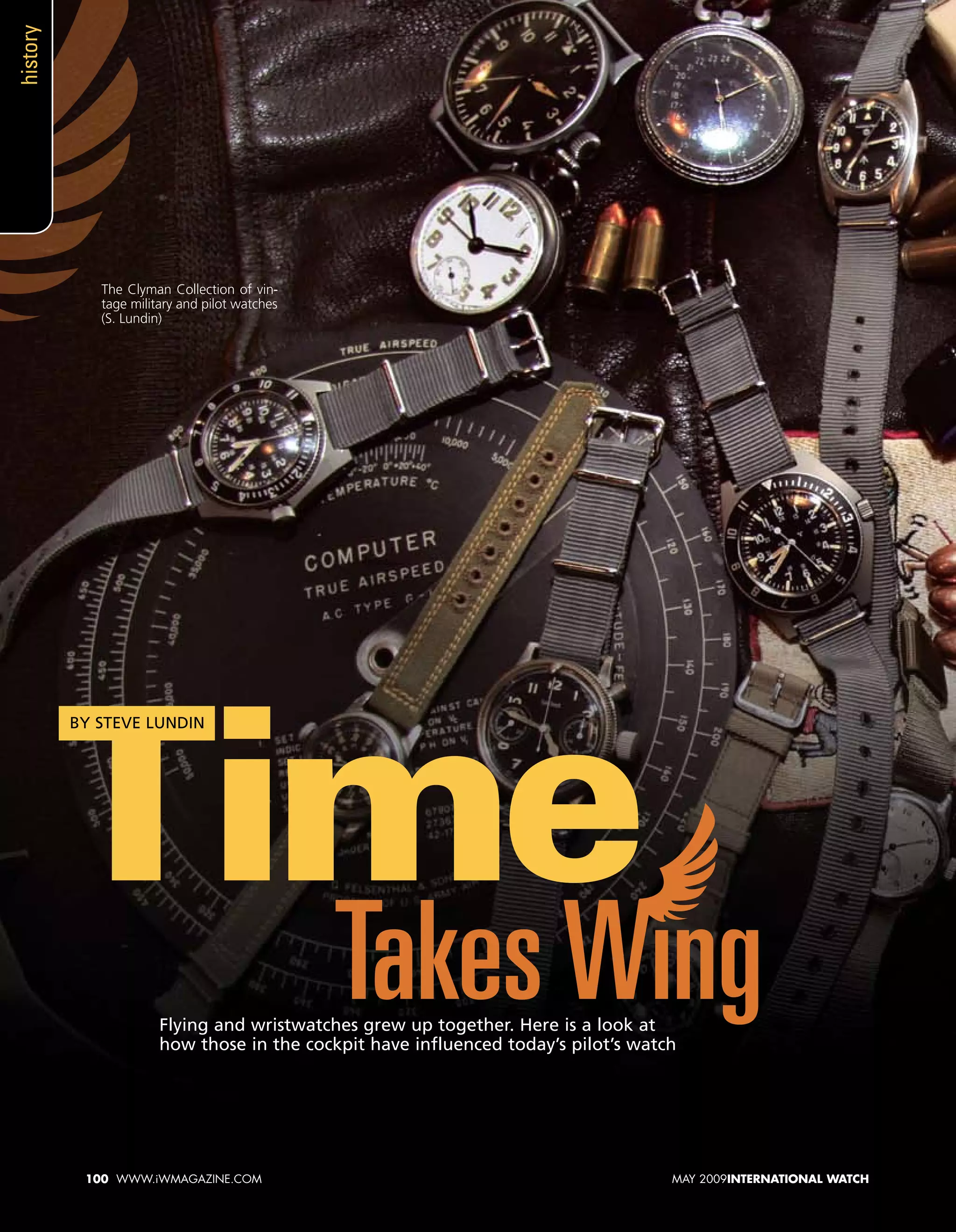 Time Takes Wing: A history of aviation watches | PDF
