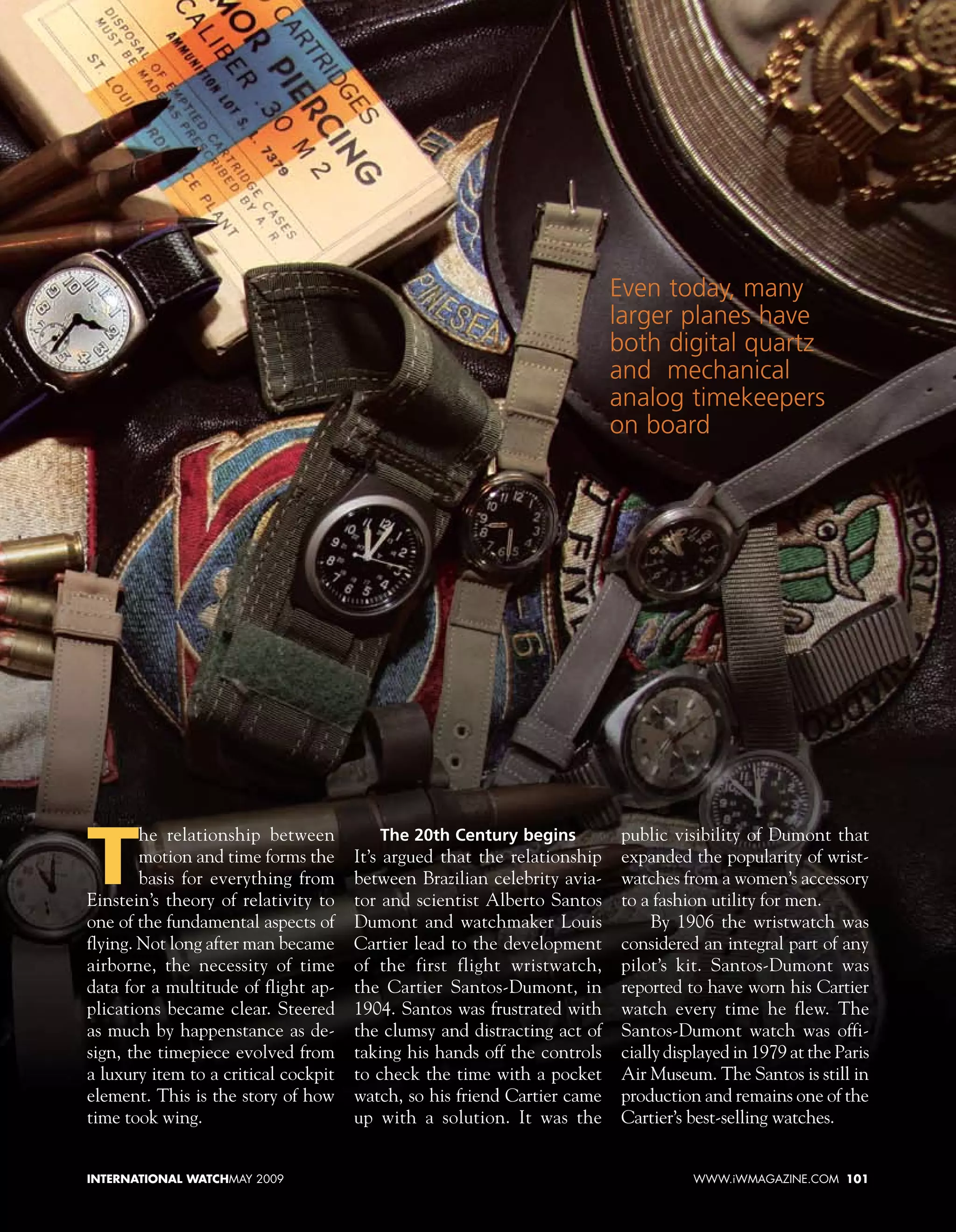 Time Takes Wing: A history of aviation watches | PDF